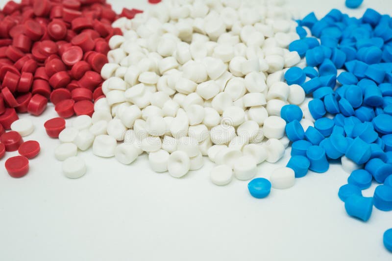 Plastic pellet stock image. Image of dyed, granules, plastic - 99742785