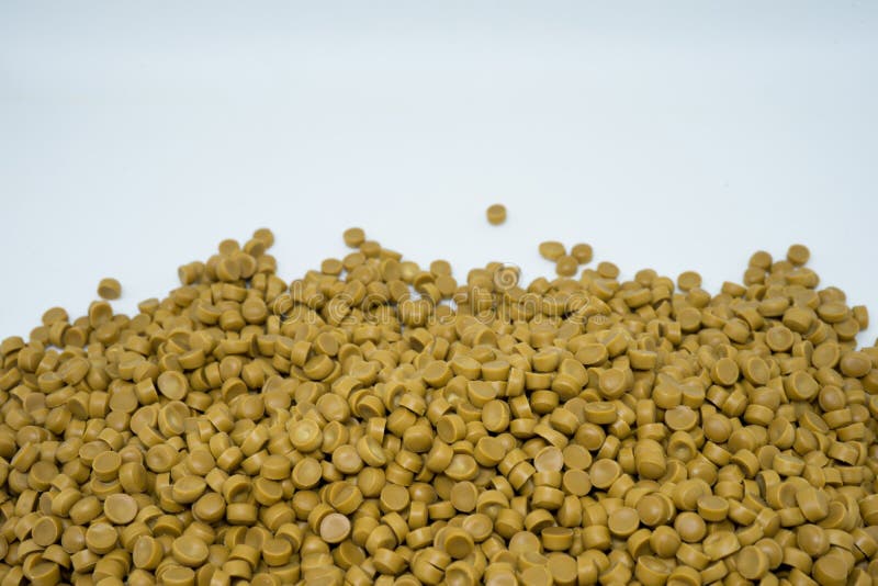 Plastic pellets. stock photo. Image of color, molding - 99741746