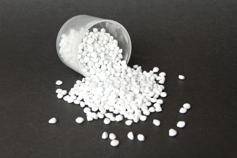 Plastic Pellets . Plastic Granules after Processing Stock Photo - Image ...