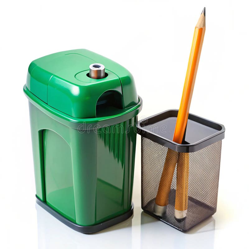Plastic Pencil Sharpener with a Self-contained Dustbin Stock ...