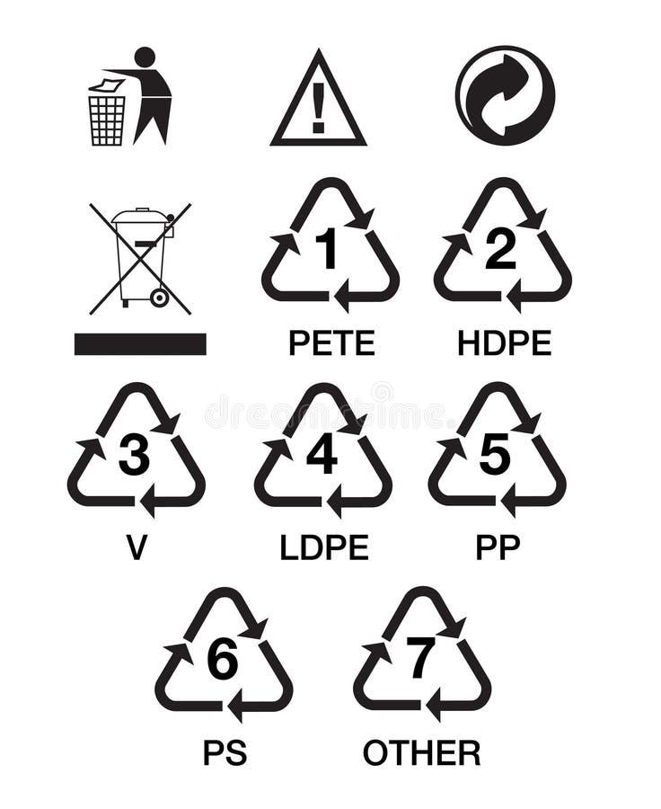 Plastic PET Symbols Royalty Free Stock Images - Image: 27838389