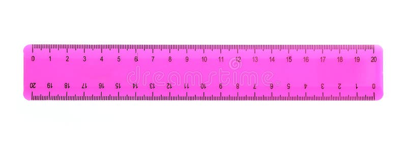 Old School Ruler Over White Stock Image - Image of shadow, measurements ...