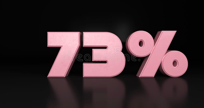 73 Plastic Pink Sign. 3d Render Illustration Stock Illustration ...