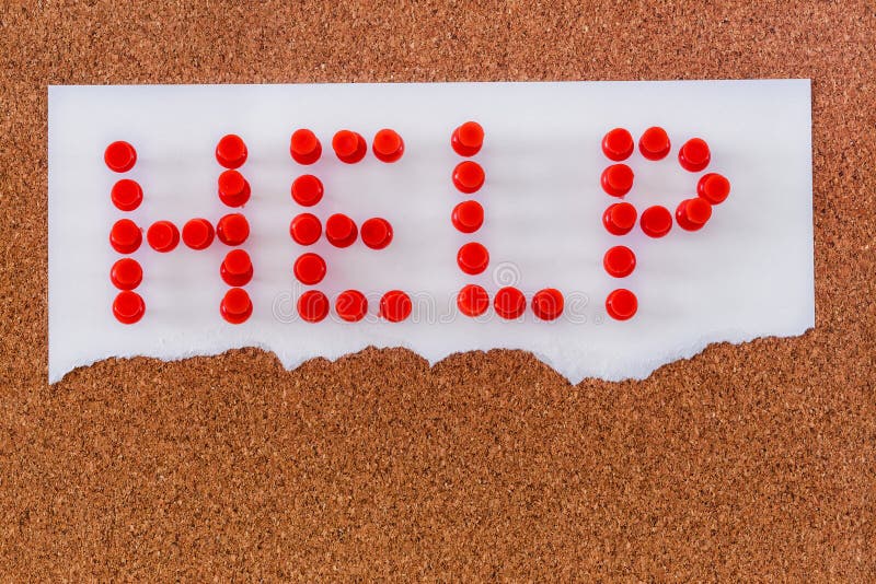 Plastic Pins Form Help Word Stock Photos - Free & Royalty-Free Stock ...