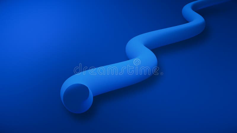 The Plastic Pipe Moves on the Floor Crawling Like a Snake. Stock Video ...