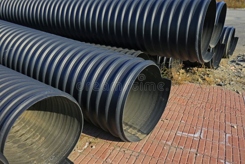 Plastic pipe stock photo. Image of plumbing, plastic - 224872090