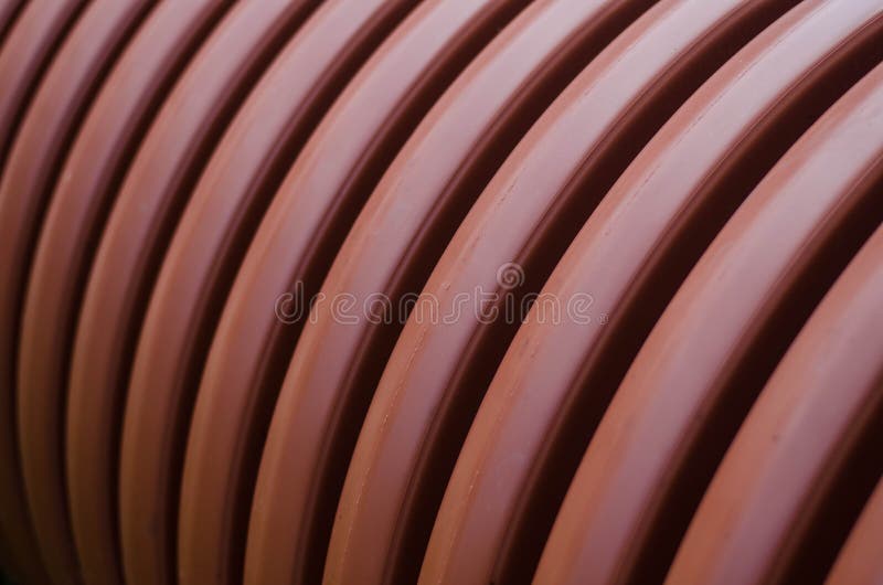 Plastic Pipe. Smooth Lines. Abstraction. Geometric Figure. Stock Photo ...