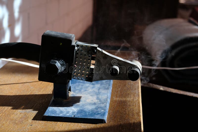 Plastic Pipe Welding Machines, Polypropylene Pipe Soldering Iron Stock ...