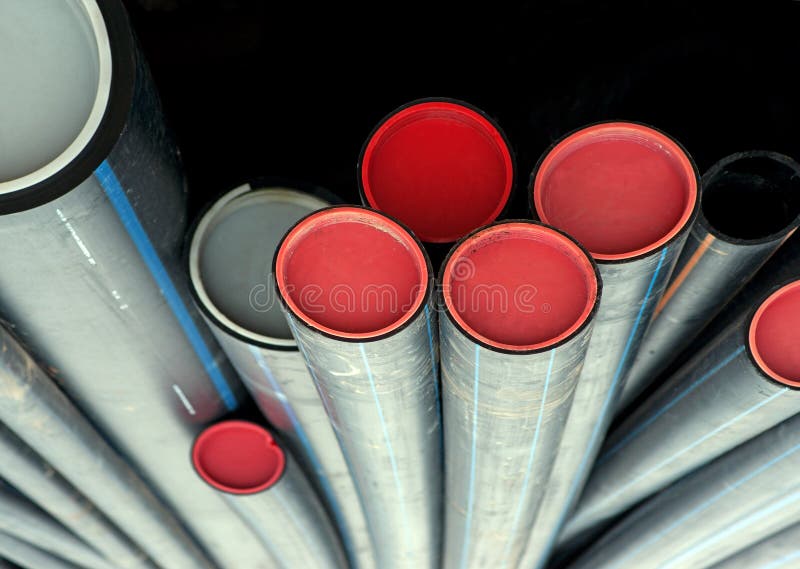 Plastic pipes stock photo. Image of tube, stack, pipe - 27898136