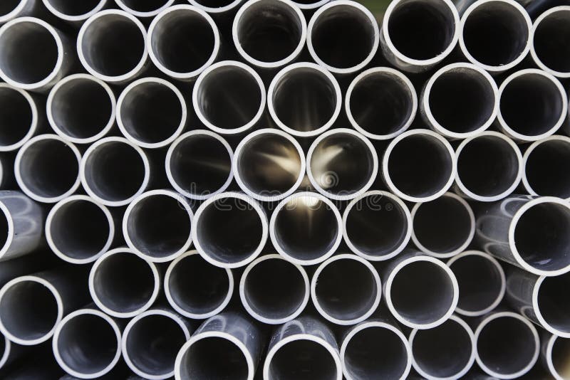 Plastic tubes stock photo. Image of pipes, cylinder, construction ...