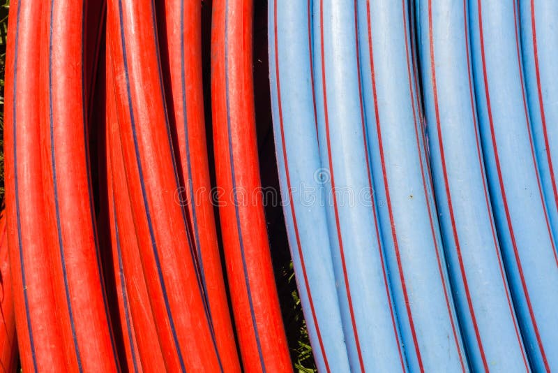 Plastic Pipes Colors it Networking Stock Image - Image of coded ...