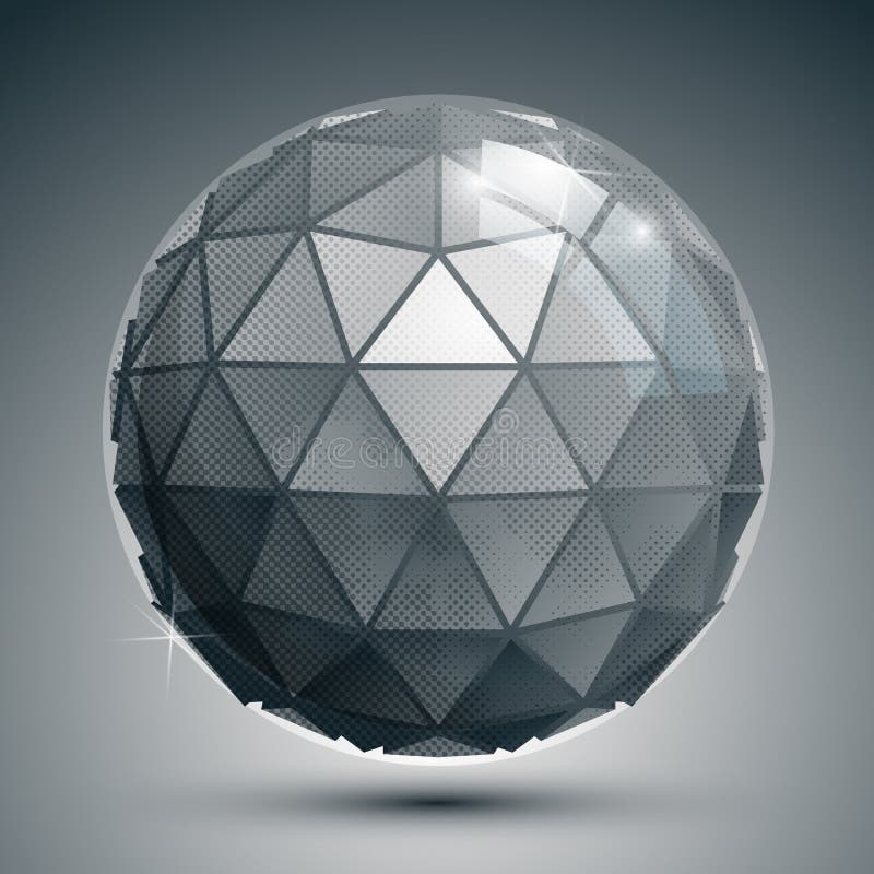 Plastic Pixel Dimensional Sphere, Synthetic Stock Vector - Illustration ...