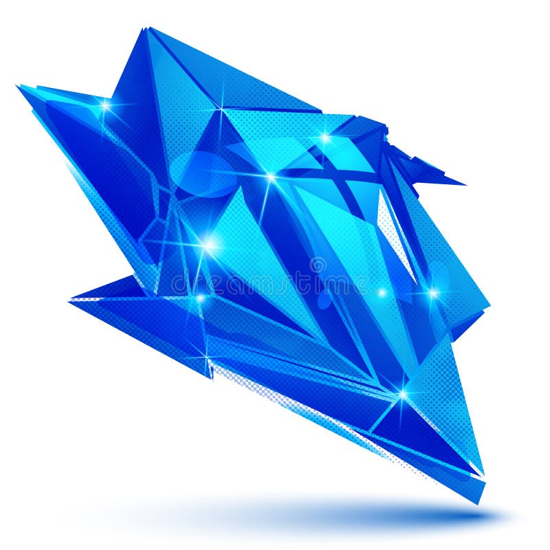 Plastic Pixilated Dimensional Complicated Object, Synthetic Dotted ...