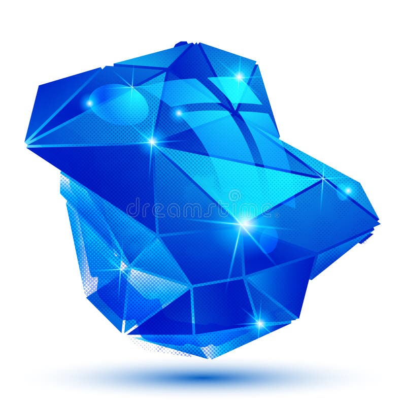 Plastic Pixilated Dimensional Complicated Object, Synthetic Dotted ...