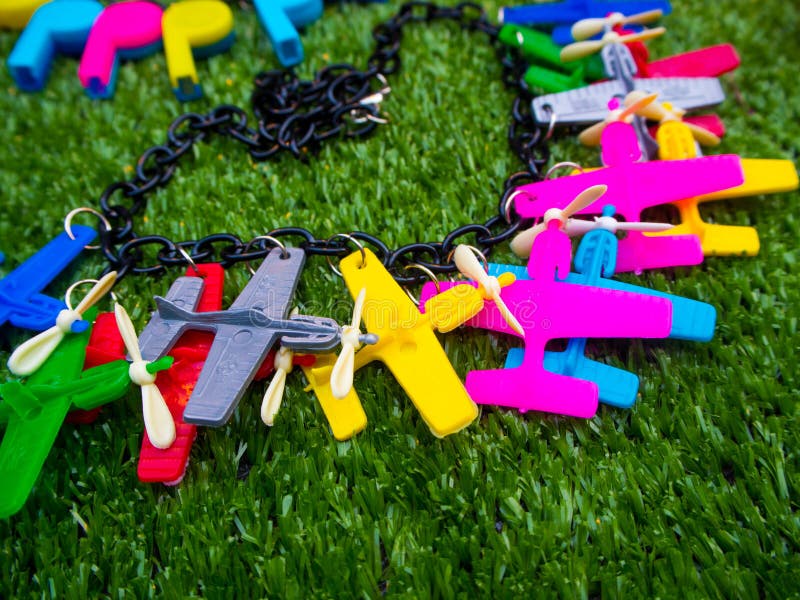 Plastic Plane Toy for Outdoor Activity Stock Image - Image of airplane ...