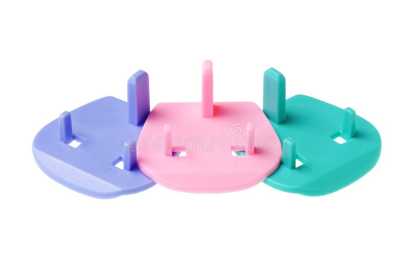 Plastic Plug Guard Keys stock image. Image of cutout - 23686547