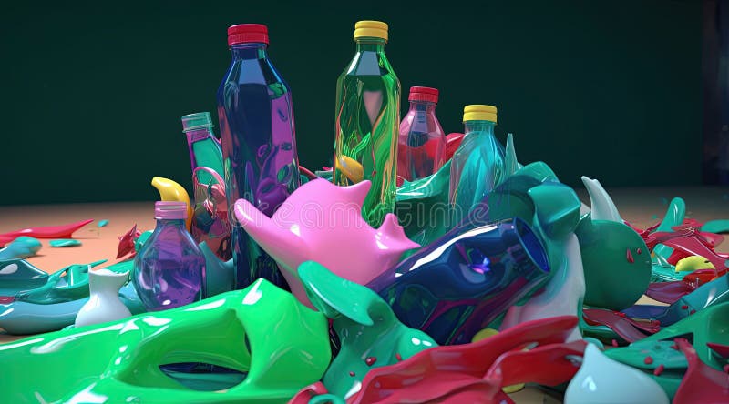 Plastic Pollution Abstract Background. Waste Managment, Recycling ...