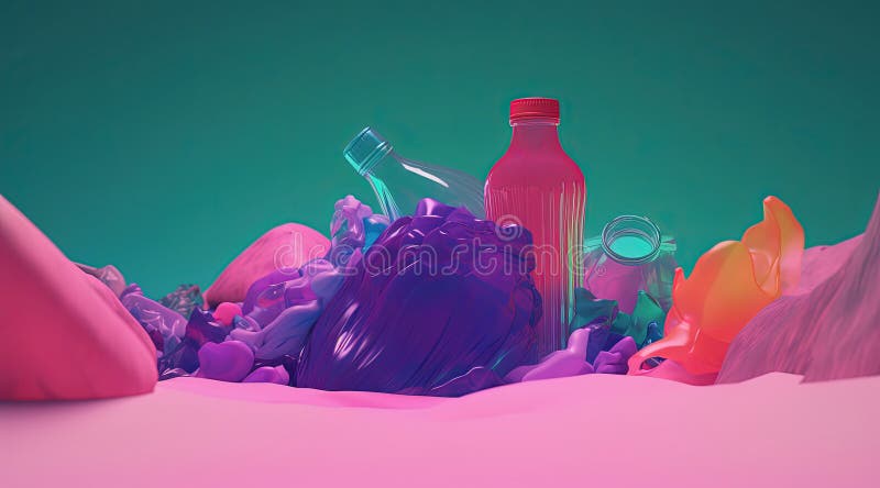 Plastic Pollution Abstract Background. Waste Managment, Recycling ...
