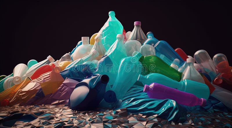 Plastic Pollution Abstract Background. Waste Managment, Recycling ...