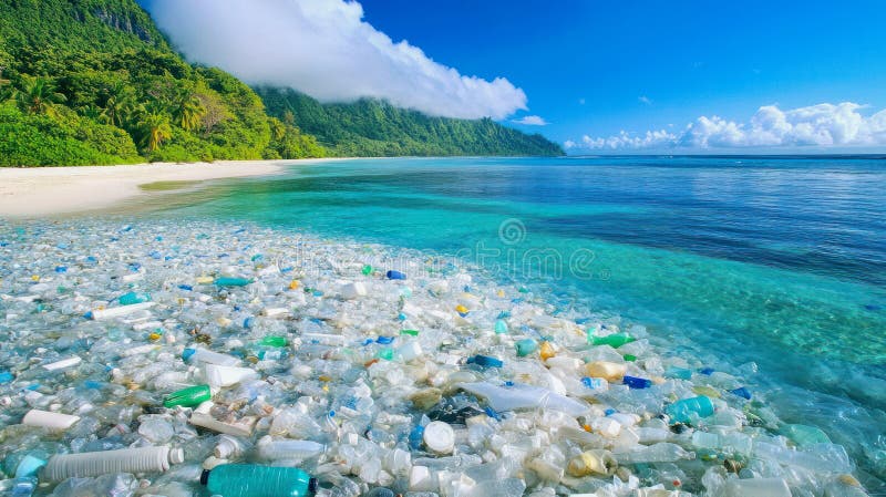 Plastic Pollution Accumulation on a Pristine Beach in the Ocean ...