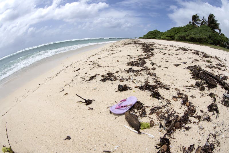 Plastic, Pollution, Mauritius, Indian Ocean Stock Photo - Image of ...