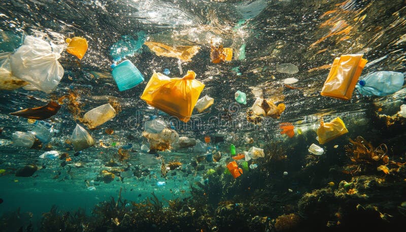 Plastic Pollution in the Ocean Plastic Bags and Microplastics ...