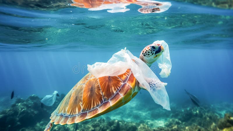 Plastic Pollution in Ocean Environmental Problem. Environmental ...