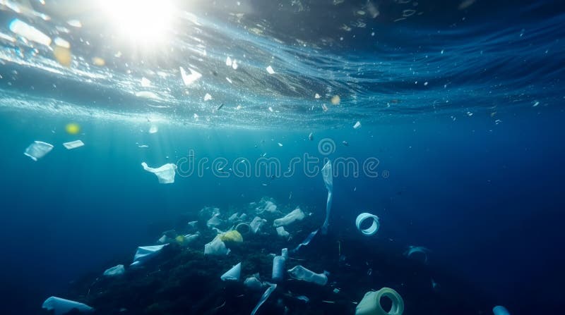 Plastic Pollution. Problem Plastic Bottles and Microplastics. Marine ...