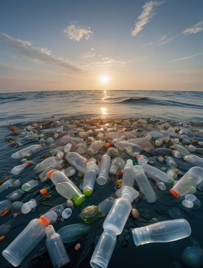 Plastic Pollution in Ocean, Problem Plastic Bottles and Microplastics ...