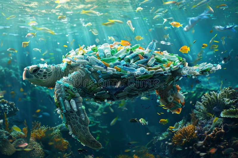 139 Turtle Swimming Sea Trash Stock Photos - Free & Royalty-Free Stock ...