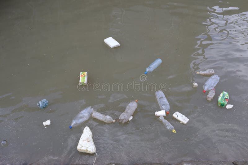 Plastic Pollution of the River in Urban Area of the City Editorial ...
