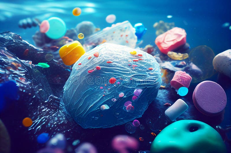 Plastic Pollution at Sea. Environmental Protection. Pollution at the ...