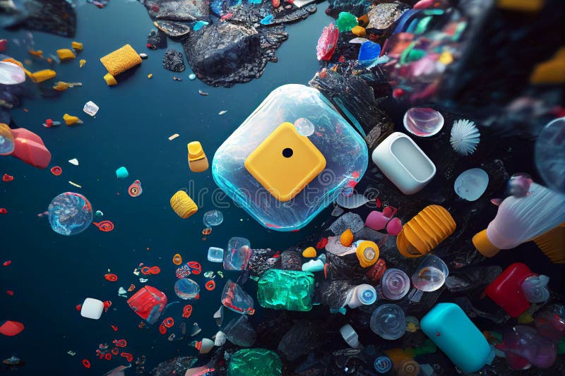 Plastic Pollution at Sea. Environmental Protection. Pollution at the ...