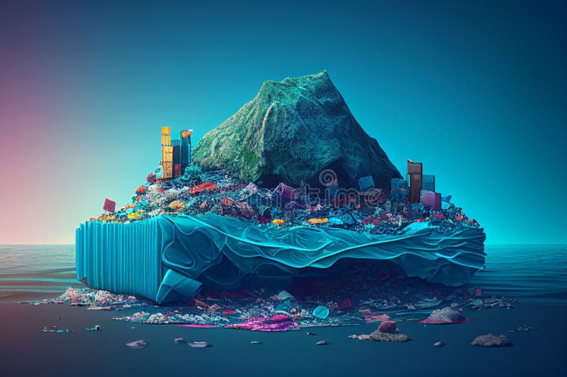 Plastic Pollution at Sea. Environmental Protection. Pollution at the ...