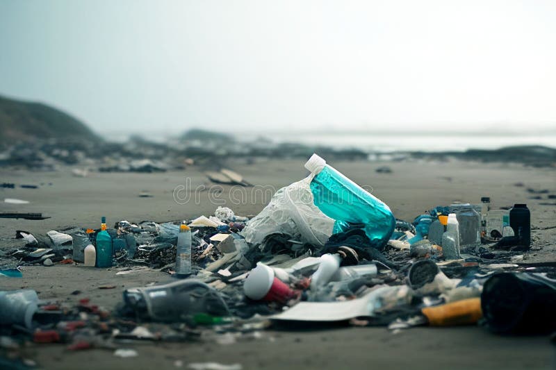 Plastic Pollution at Sea. Environmental Protection. Pollution at the ...