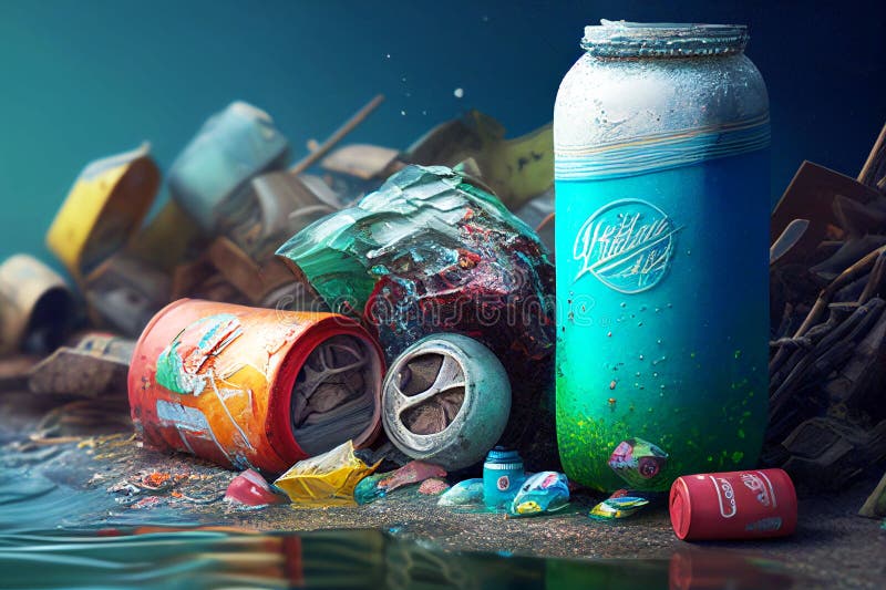 Plastic Pollution at Sea. Environmental Protection. Pollution at the ...