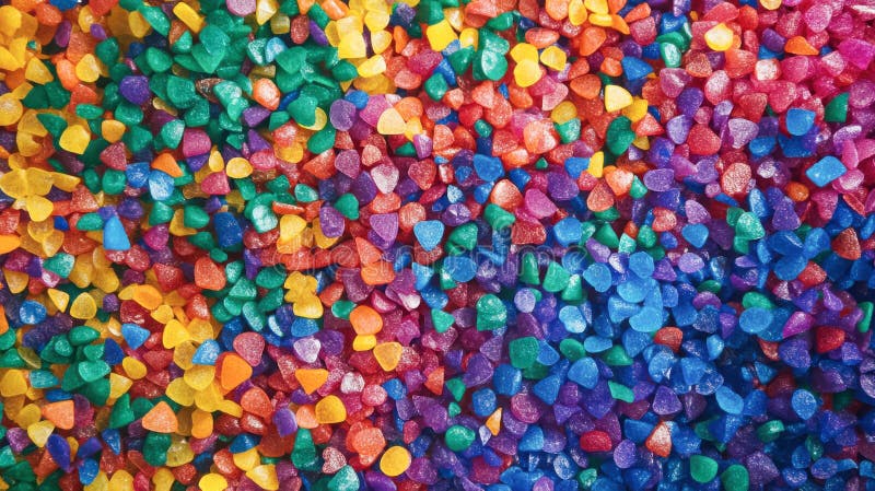 Plastic Polymer Color Granules for Industrial Stock Illustration ...