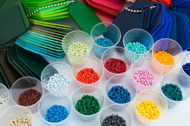 Plastic polymer granulate stock photo. Image of heap - 39312986
