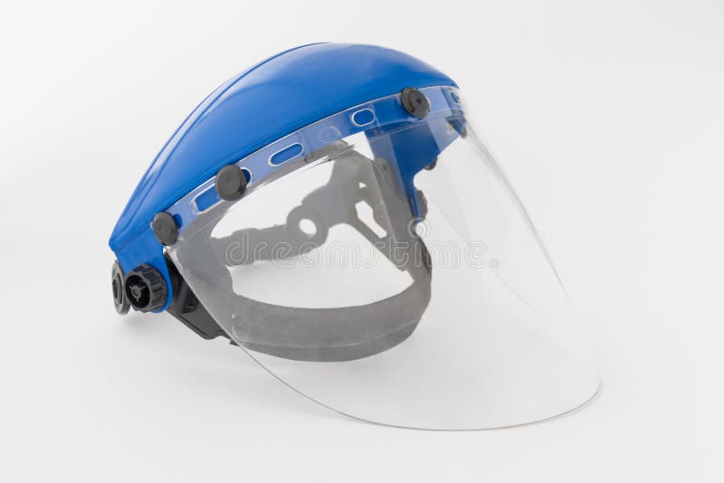 Plastic Protective Mask for Works Stock Image - Image of clean, people ...