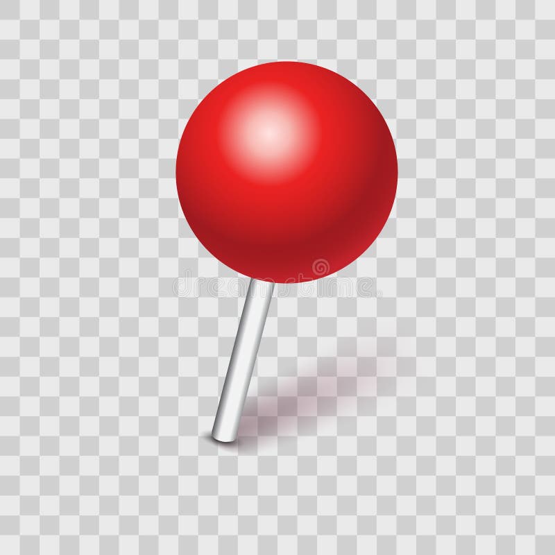 Plastic Pushpin Pin with Shadow Isolated on Transparent Background ... Plastic Pushpin Pin with Shadow Isolated on Transparent Background ...