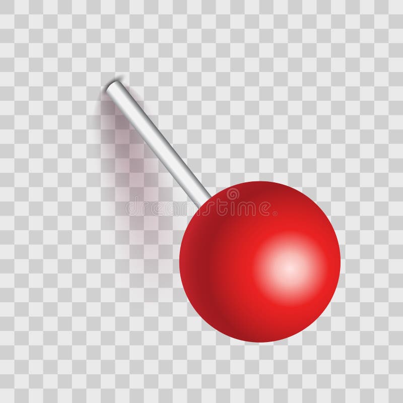 Plastic Pushpin Pin with Shadow Isolated on Transparent Background ... Plastic Pushpin Pin with Shadow Isolated on Transparent Background ...