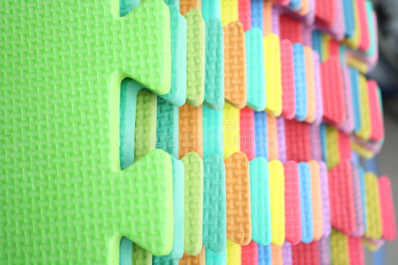 Plastic Puzzle stock photo. Image of colors, holding - 45850450