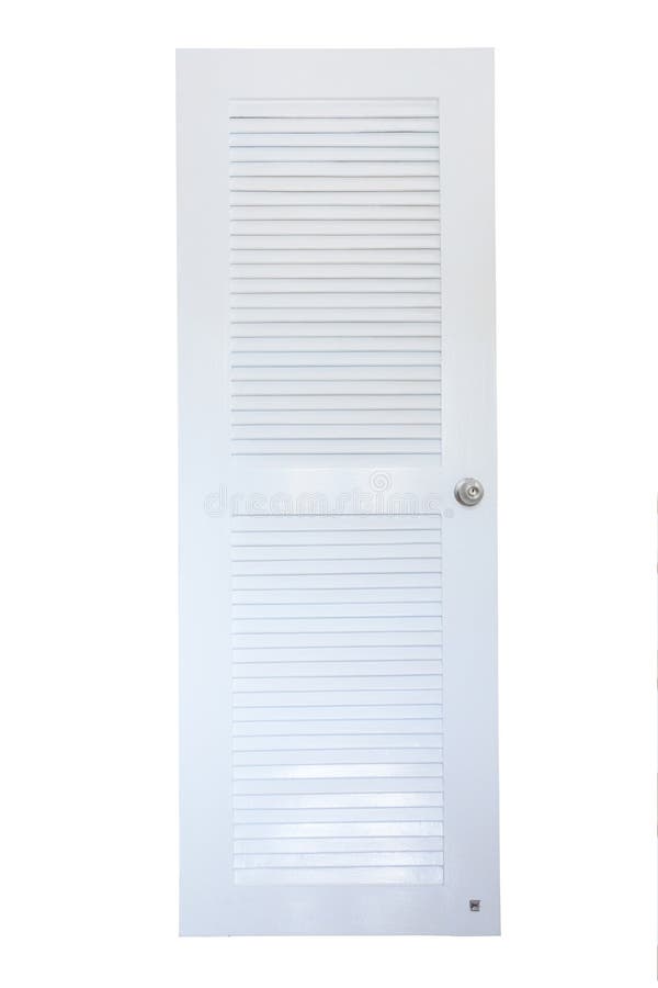 Plastic Pvc Door Closed on White Background Stock Photo - Image of ...