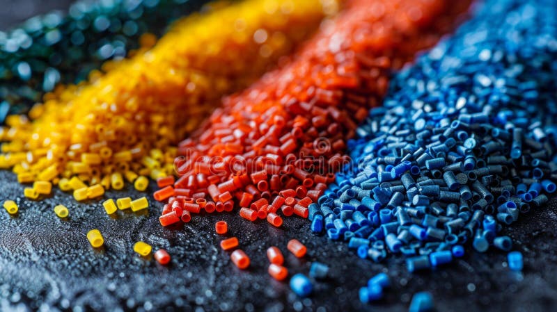 Plastic Raw Material PVC Resin. Stock Photo - Image of factory, closeup ...