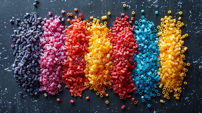 Plastic Raw Material PVC Resin. Stock Image - Image of polymer ...