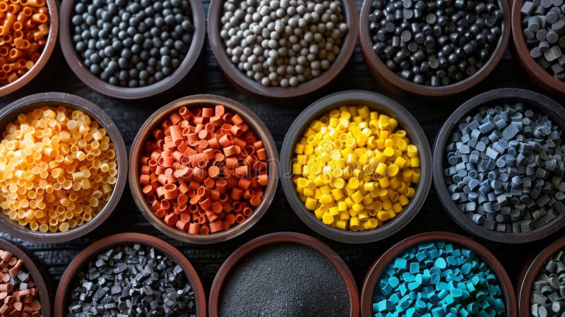 Plastic Raw Material PVC Resin. Stock Photo - Image of recycling, ldpe ...