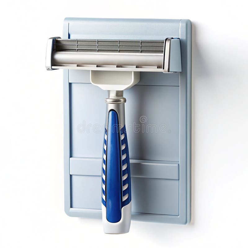 Plastic Razor Holder with Wall-mounting Capability Stock Illustration ...