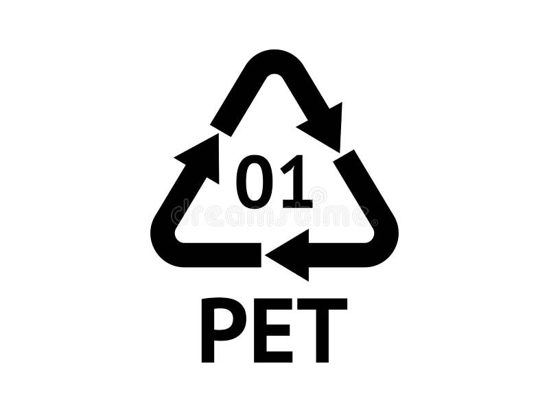 Plastic Recycling codes stock vector. Illustration of organic - 254821137