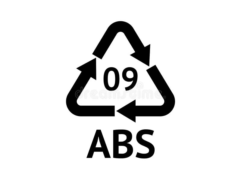 Plastic Recycling codes stock vector. Illustration of symbol - 254821130