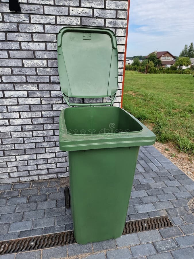 Plastic Recycling Container for Waist Collection and Recycling Stock ...